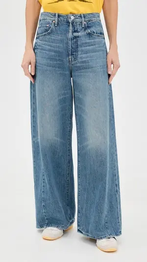 MOTHER Lil Pipe Dream Button Sneak Jeans