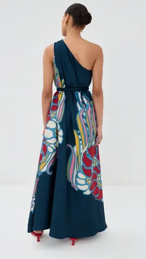 La DoubleJ Roy Silk Maxi Dress