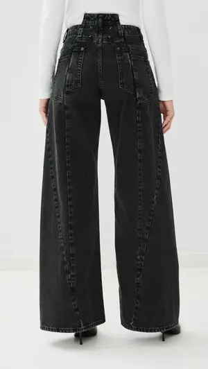 MAISON MARGIELA 5 Pocket Paneled Denim Pants