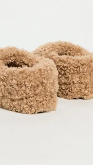 Apparis Misha Bouclette Slippers