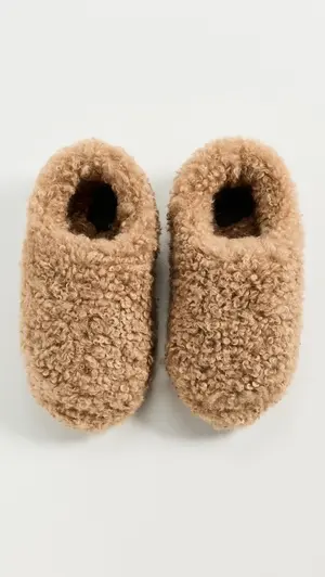 Apparis Misha Bouclette Slippers