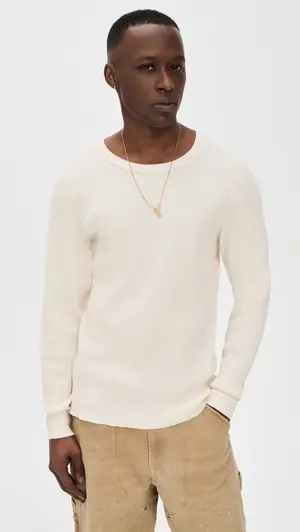 AARON LEVINE Thermal Long Sleeve Shirt