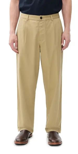 Universal Works Pleated Bottoms For Men