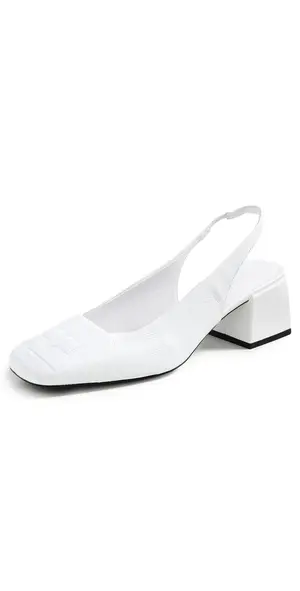 COURREGES Heritage Vinyl Slingbacks