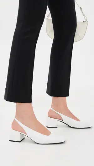 COURREGES Heritage Vinyl Slingbacks
