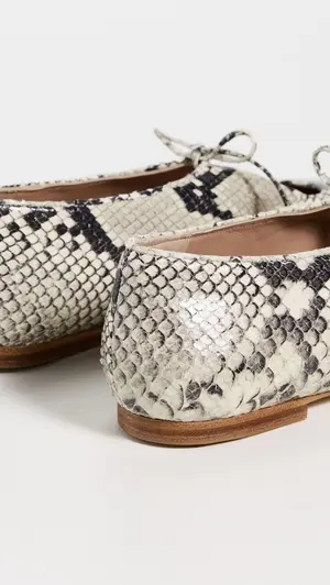 ANDREA GOMEZ Amelia Python Flats