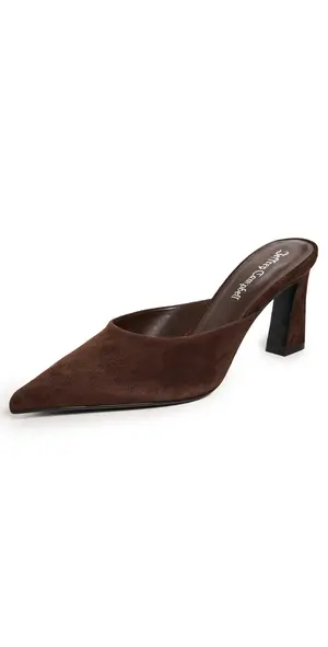 Jeffrey Campbell Unamused Heels - Brown Suede