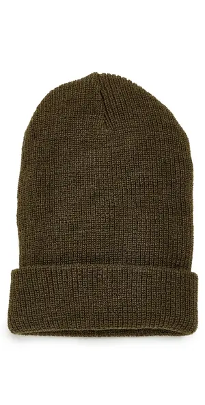 AARON LEVINE Wool Beanie - Olive