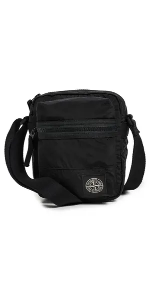 Stone Island Nylon Cross Body Bag - Black