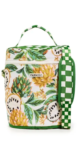 Farm Rio Insulated Cooler With Tropical Print