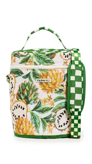 Farm Rio Insulated Cooler With Tropical Print