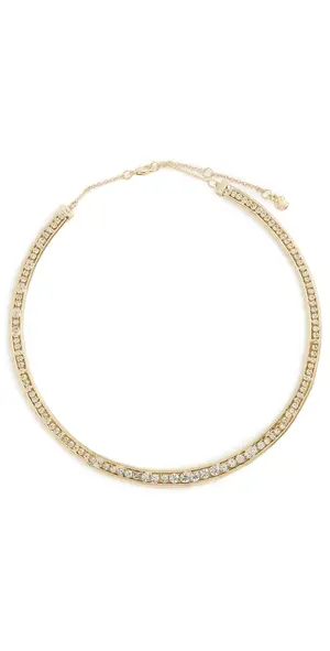 Baublebar Crystal Collar Necklace - Clear