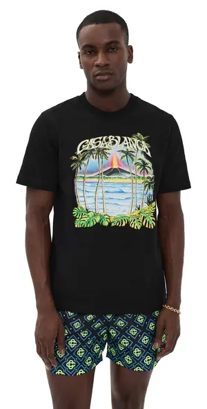 Casablanca Volcano Printed Classic Tee