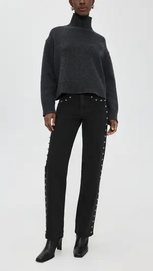 Joe's Jeans The Margot Studded Straight Jeans