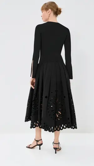 Simkhai Daila Midi Dress - Black Multi