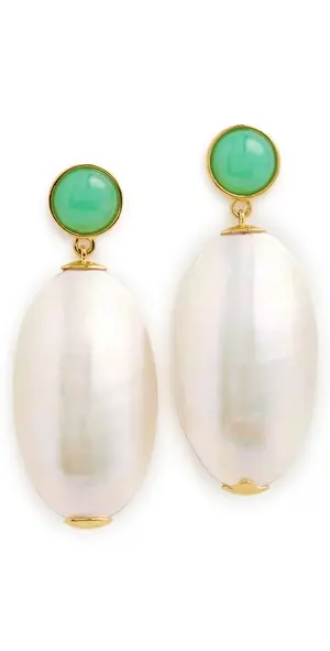 LIZZIE FORTUNATO Campana Earrings - White