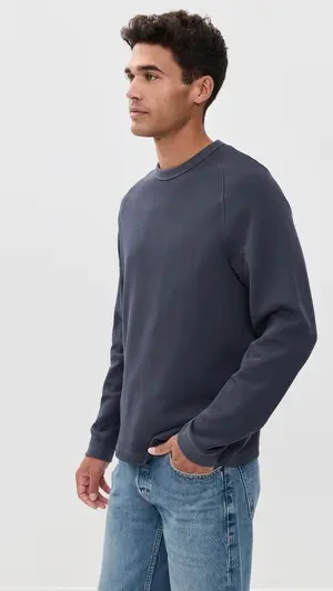 Madewell Long-sleeve Thermal Tee - Coal