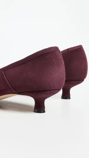 MANSUR GAVRIEL Suede Ballerina Heels