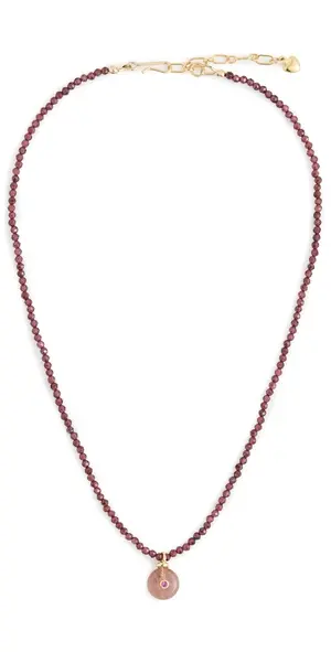 Brinker & Eliza December Quartz Pendant Necklace
