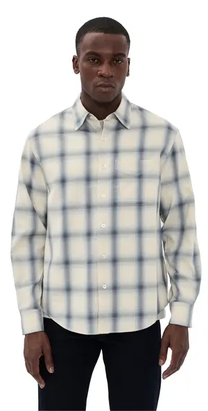 Madewell Long Sleeve Rayon Blend Shirt