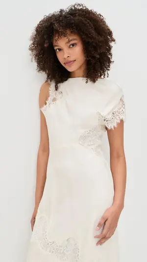 A.L.C. Alessia Lace-trimmed Dress