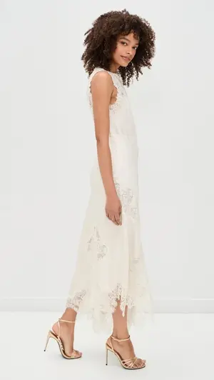 A.L.C. Alessia Lace-trimmed Dress