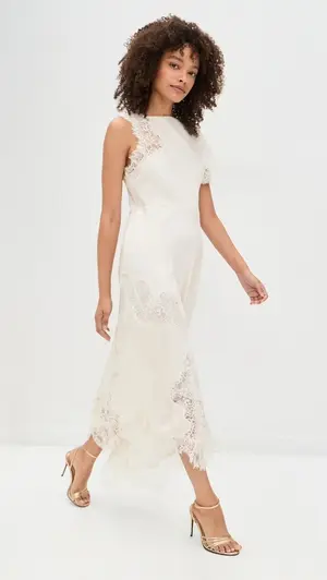 A.L.C. Alessia Lace-trimmed Dress