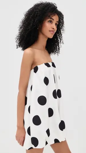 Endless Rose Polka Dot Bubble Mini Dress
