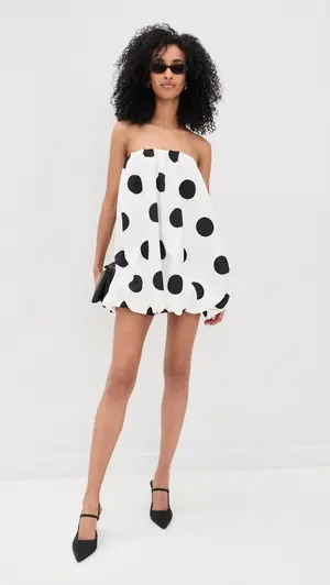 Endless Rose Polka Dot Bubble Mini Dress