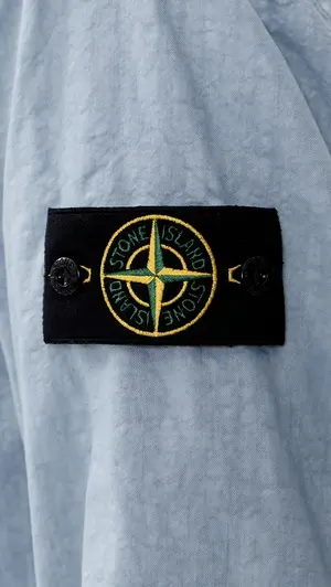Stone Island Nylon Garment Dyed Overshirt
