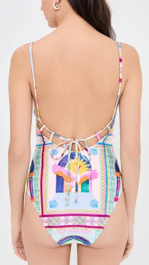 Minkpink Elysia Printed One-piece Swimsuit