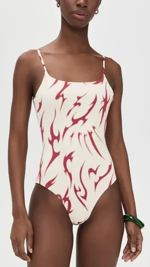 Oas Tribalo Brisa Printed One Piece Bathing Suit