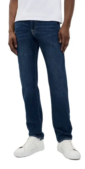 Frame Contrast Stitching Jeans For Men