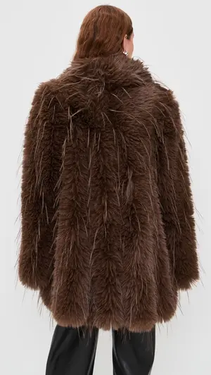 CULTNAKED Delight Faux Fur Coat
