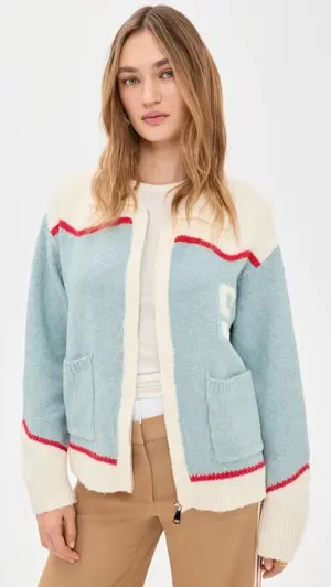 BAILEY ROSE Ski Graphic Cardigan