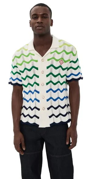 Casablanca Wave Knit Shirt