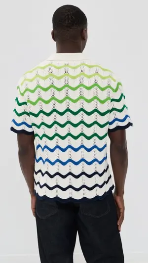 Casablanca Wave Knit Shirt