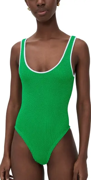 Hunza G Faye One-piece Swimsuit - Emerald