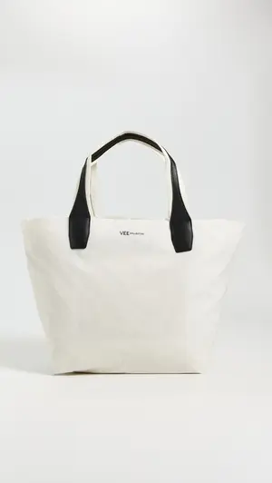 VEE COLLECTIVE Porter Essence Medium Tote - Off-white Paper Wht