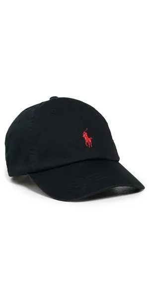 Polo Ralph Lauren Classic Sport Cap - Polo Black/rl2000 Red