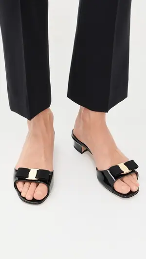 FERRAGAMO Vanilla Bow Sandals