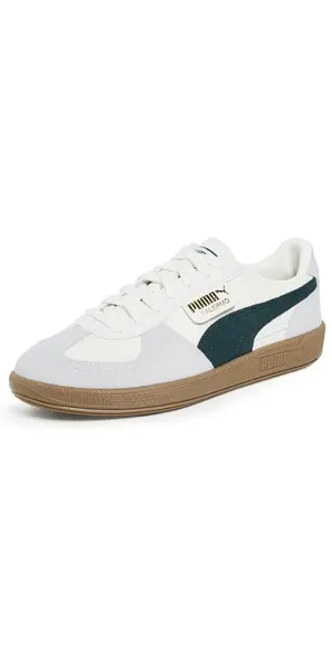 PUMA Palermo Sneakers - Warm White/green Terrain