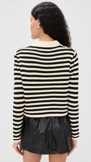 Blanknyc Anchor Down Striped Sweater
