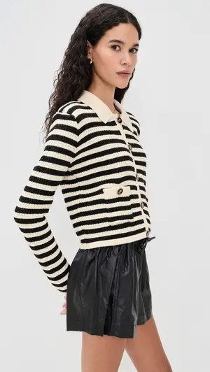 Blanknyc Anchor Down Striped Sweater