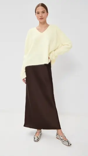 LISA YANG Margareta Cashmere Sweater - Cream Brushed