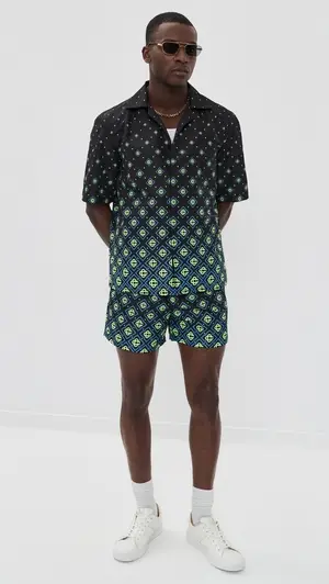 Casablanca Degrade Monogram Swim Shirt