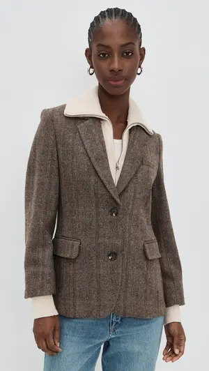 Rag & Bone Frank Blazer - Brwmt