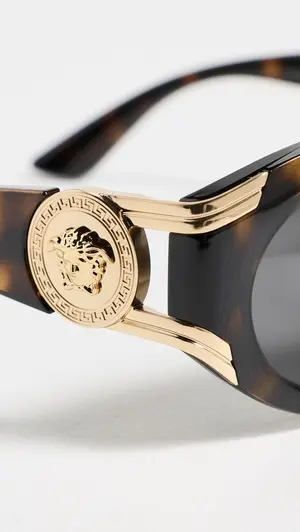 Versace Medusa Oval Sunglasses