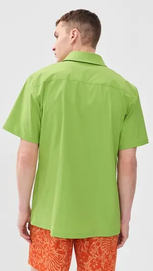 DUR DOUX Bradley Nylon Camp Shirt