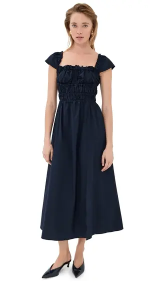 Altuzarra Lily Midi Dress - Berry Blue